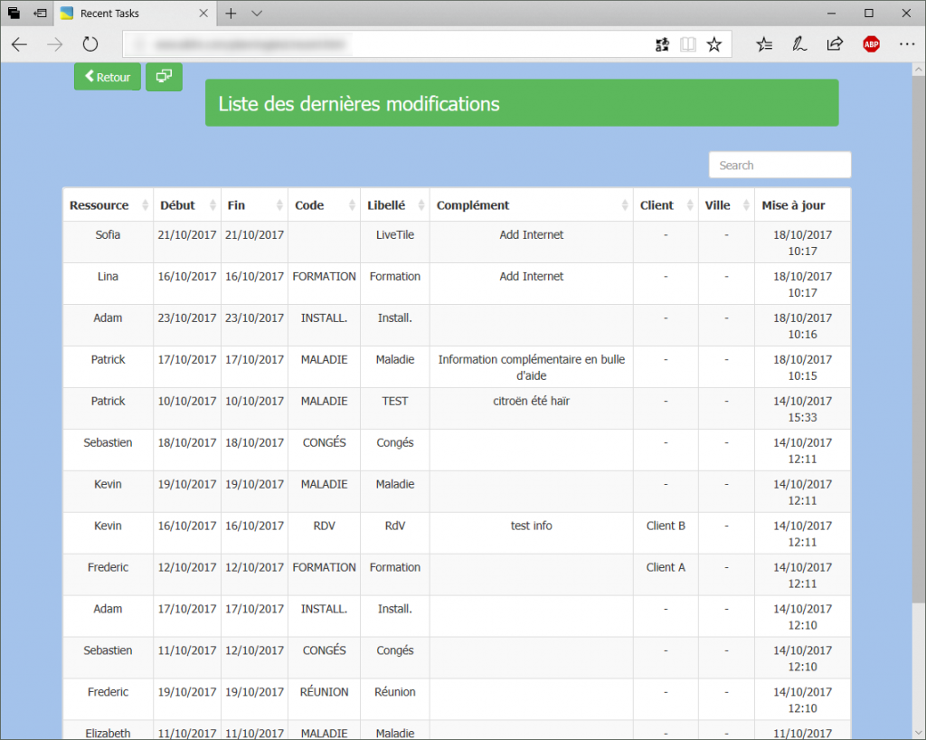 Logiciel Planning Pro